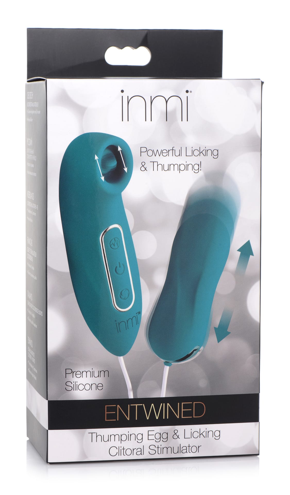 Entwined Silicone Thumping Egg and Licking Clitoral Stimulator – The BDSM Toy Shop