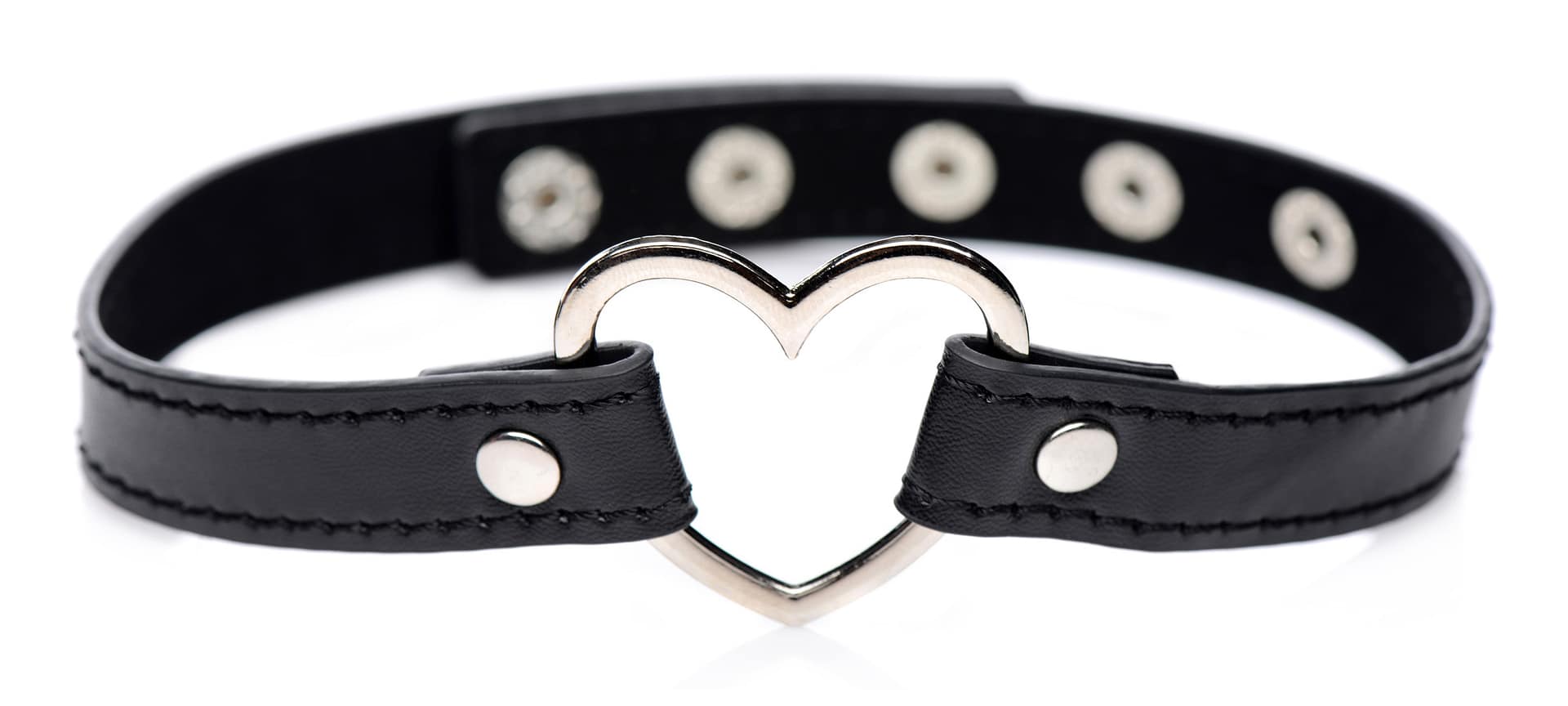 Chrome Heart Black Choker – The BDSM Toy Shop